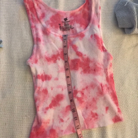 Tops | Pink Tie Dye Tank Top | Poshmark